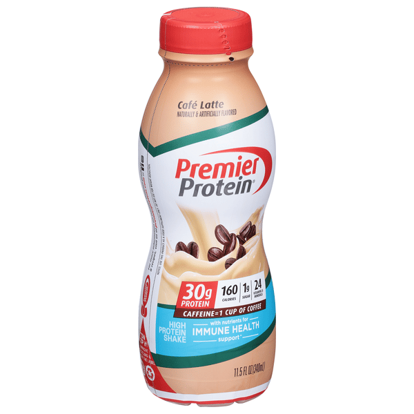 Premier Protein High Protein Shake, Cafe Latte | Hy-Vee Aisles Online ...