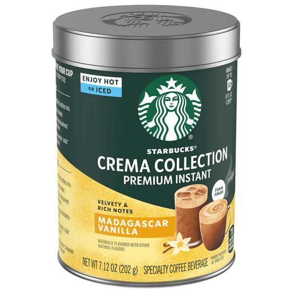 Starbucks Crema Collection Premium Instant, Madagascar Vanilla | Hy-Vee ...
