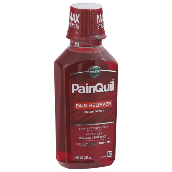 Vicks PainQuil Pain Reliever, Black Cherry Flavored | Hy-Vee Aisles ...