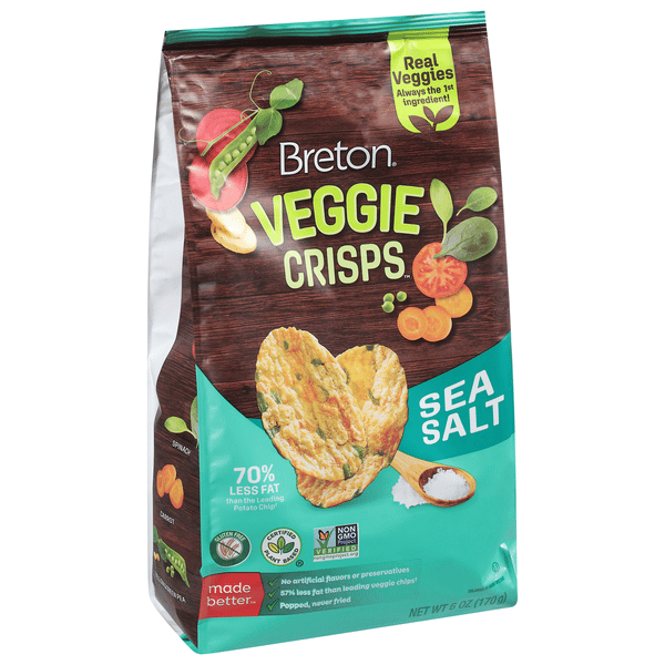 Breton Sea Salt Veggie Crisps | Hy-Vee Aisles Online Grocery Shopping
