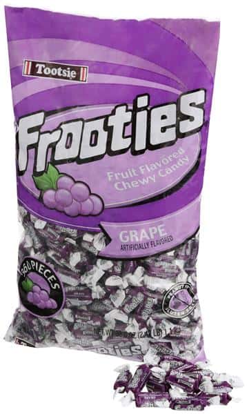 Tootsie Roll Frooties Grape Flavored Chewy Candy 360 ct Bag | Hy-Vee ...