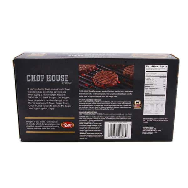 Chop House Angus Beef Steak Burger, 6-1/3 lb Burgers | Hy-Vee Aisles ...
