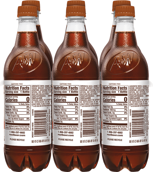 A&W Zero Sugar Root Beer 6 Pack | Hy-Vee Aisles Online Grocery Shopping