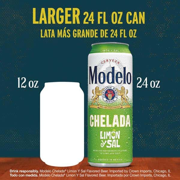 Modelo Chelada Limon y Sal Mexican Import Flavored Beer | Hy-Vee Aisles ...