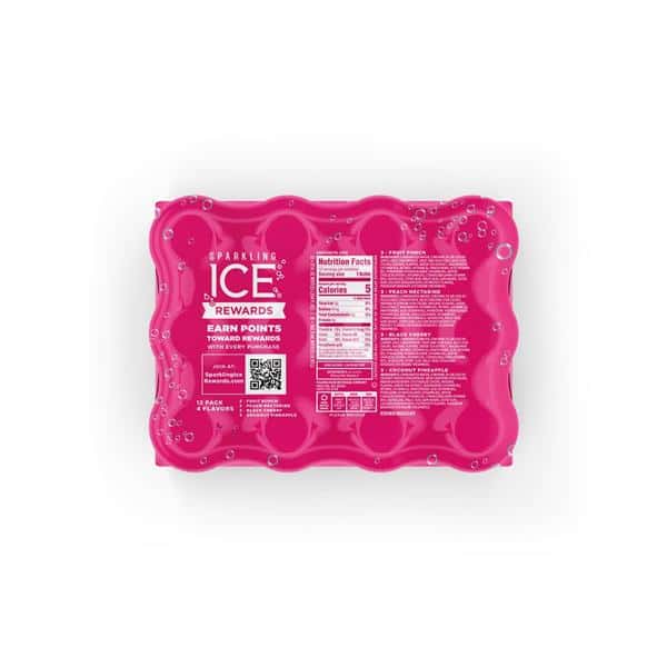 Sparkling Ice Pink Variety Pack, Flavored Sparkling Water, Zero Sugar ...