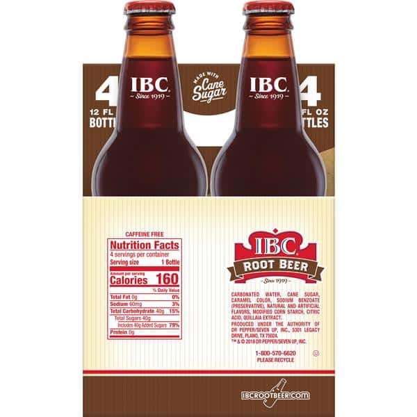 IBC Root Beer Made with Sugar Soda, 4Pk | Hy-Vee Aisles Online Grocery ...