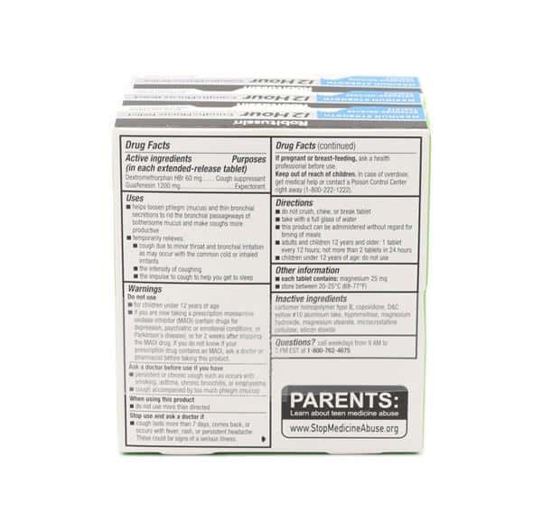 Robitussin Maximum Strength 12 Hour Cough & Mucus Relief Extended ...