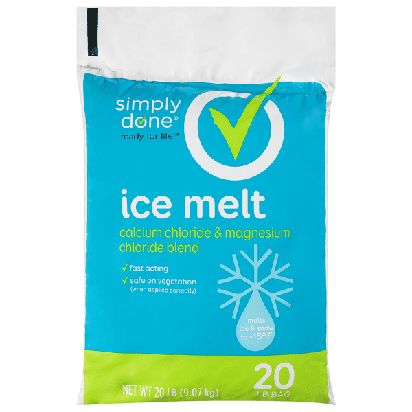 Simply Done Ice Melt Salt Bag | Hy-Vee Aisles Online Grocery Shopping