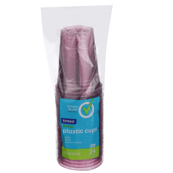 Simply Done Tinted Plastic Cup | Hy-Vee Aisles Online Grocery Shopping