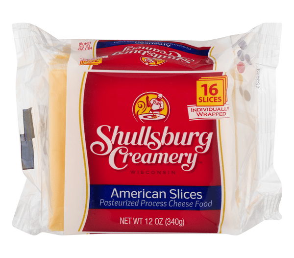 Shullsburg Creamery American Cheese Slices 16Ct | Hy-Vee Aisles Online ...