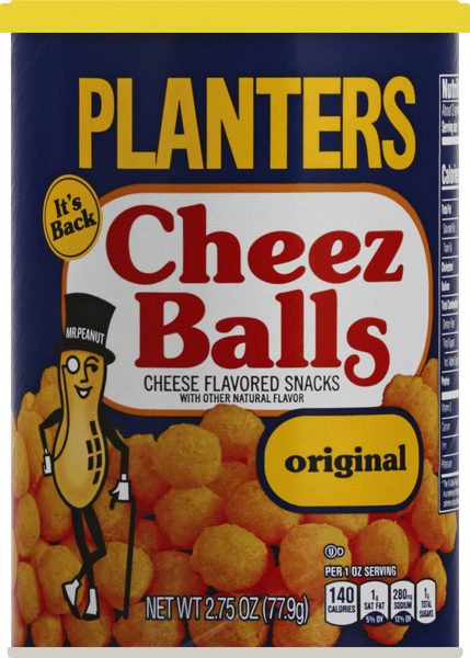 Planters Cheez Balls Cheese Flavored Snacks | Hy-Vee Aisles Online ...