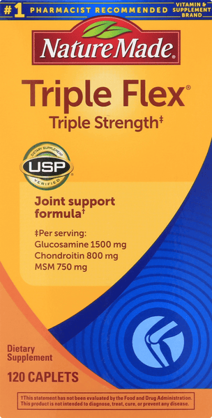 Nature Made Triple Flex Triple Strength Original Formula Caplets | Hy ...