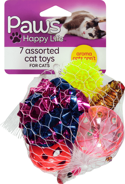 Paws Premium Cat Toys 7Ct | Hy-Vee Aisles Online Grocery Shopping