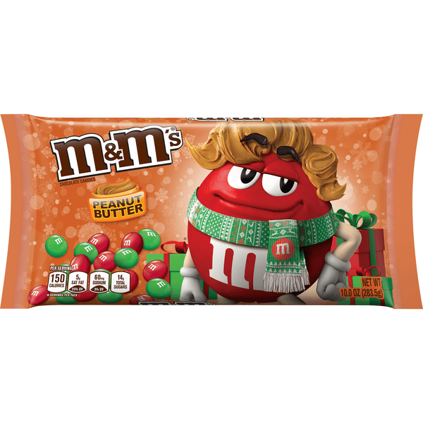 M&M'S Holiday Peanut Butter Milk Chocolate Candy Christmas Assortment ...
