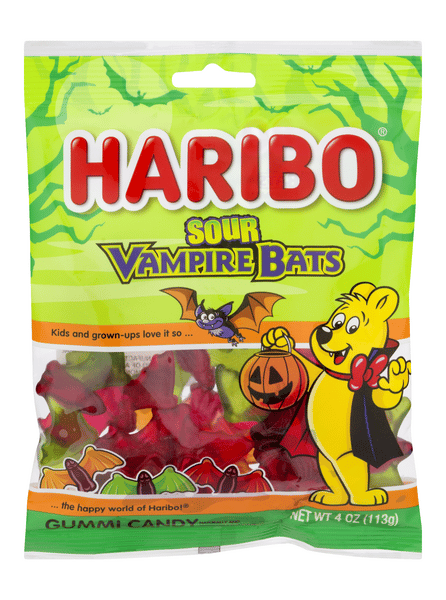 Halloween Haribo Sour Vampire Bats | Hy-Vee Aisles Online Grocery Shopping