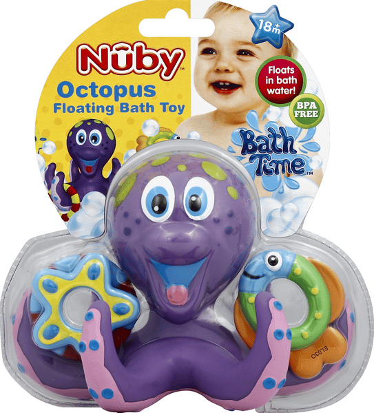Nuby Bath Time Octopus Floating Bath Toy | Hy-Vee Aisles Online Grocery ...