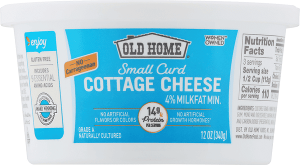 Old Home 4% Small Curd Cottage Cheese | Hy-Vee Aisles Online Grocery ...