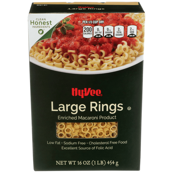 Hy-Vee Large Rings Macaroni | Hy-Vee Aisles Online Grocery Shopping