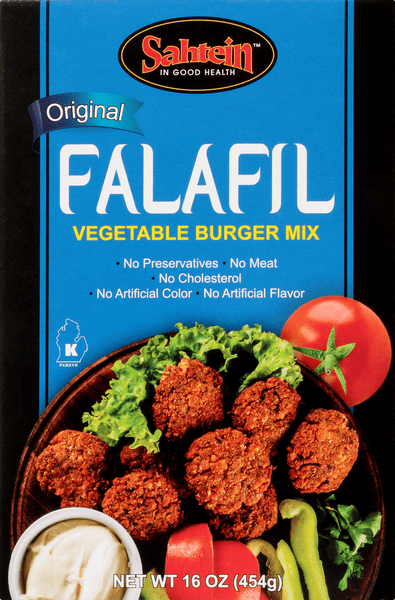 Sahtein Original Falafil Vegetable Burger Mix | Hy-Vee Aisles Online ...