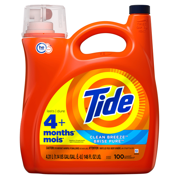 Tide HE Clean Breeze Liquid Laundry Detergent, 107 loads | Hy-Vee ...