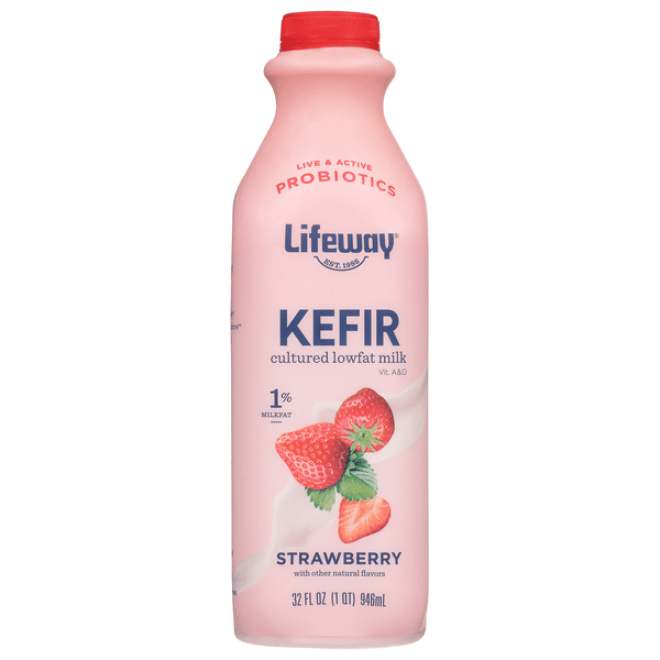 Lifeway Kefir Lowfat Strawberry | Hy-Vee Aisles Online Grocery Shopping