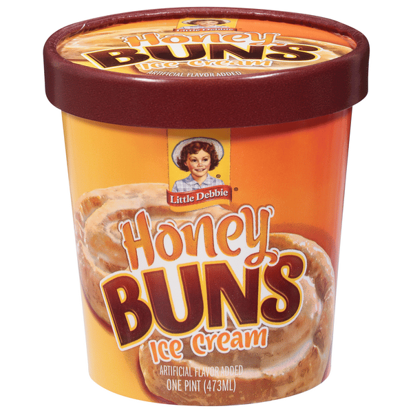 Little Debbie Honey Buns Ice Cream 1 pt | Hy-Vee Aisles Online Grocery ...
