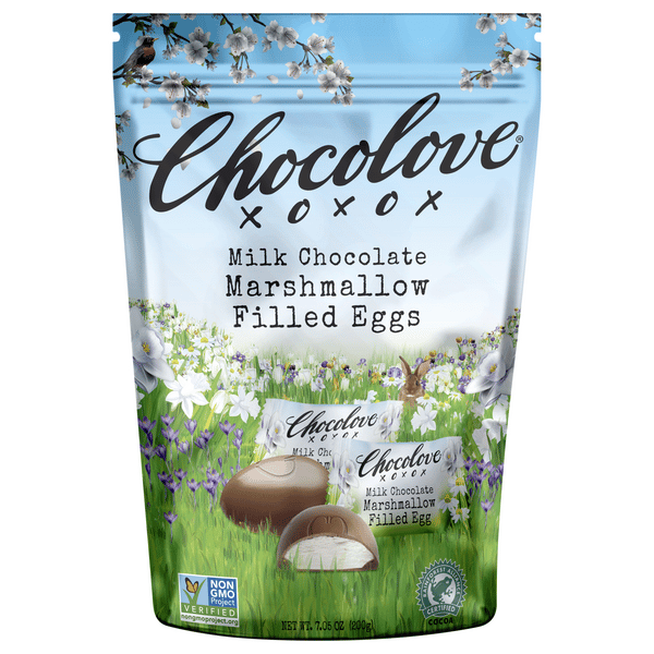 Chocolove Milk Chocolate Eggs, Marshmallow Filled | Hy-Vee Aisles ...
