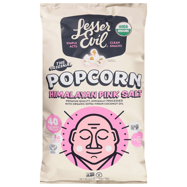 Lesser Evil Buddha Bowl Himalayan Pink Organic Popcorn | Hy-Vee Aisles ...