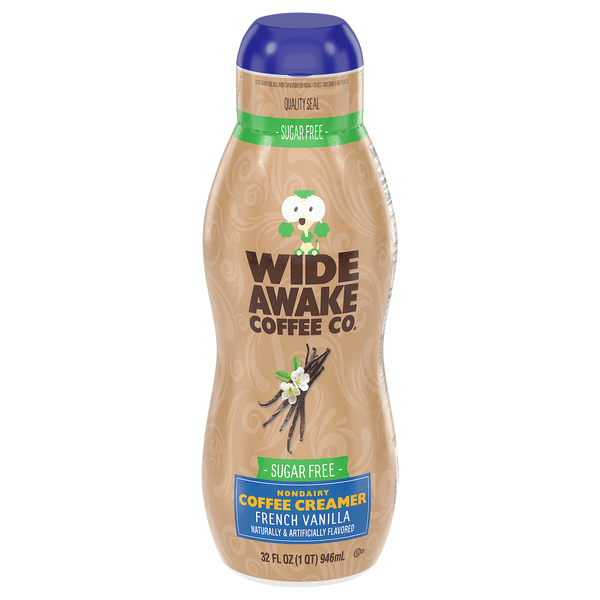 Wide Awake Coffee Co. French Vanilla Sugar Free Non-Dairy Coffee ...