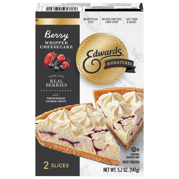Edwards Berry Whipped Cheesecake, 2 Slices | Hy-Vee Aisles Online ...