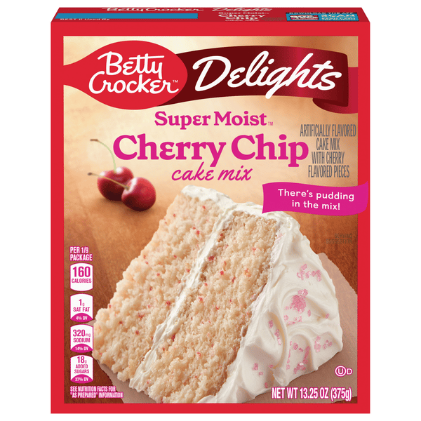 Betty Crocker Delights Cake Mix, Cherry Chip | Hy-Vee Aisles Online ...