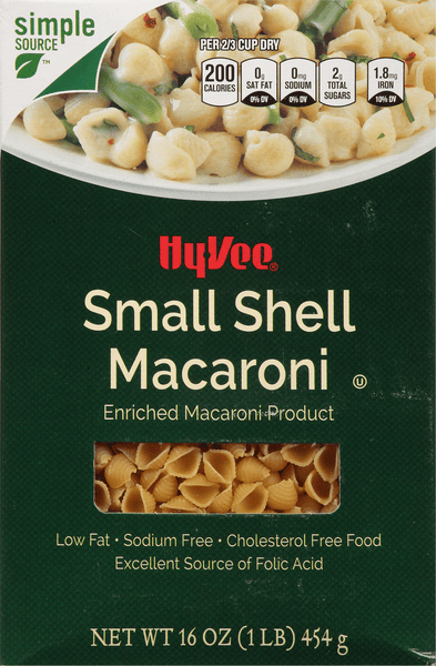 Hy-Vee Small Shell Macaroni | Hy-Vee Aisles Online Grocery Shopping