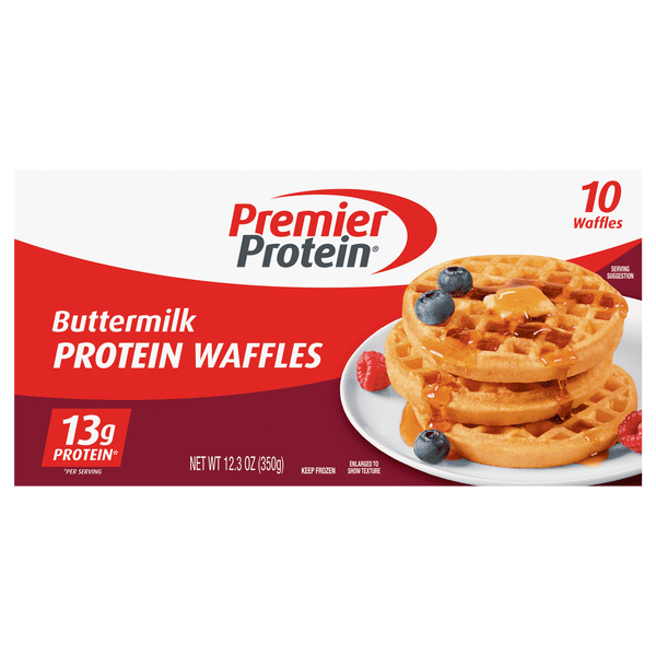 Premier Protein Protein Waffles, 10Ct | Hy-Vee Aisles Online Grocery ...