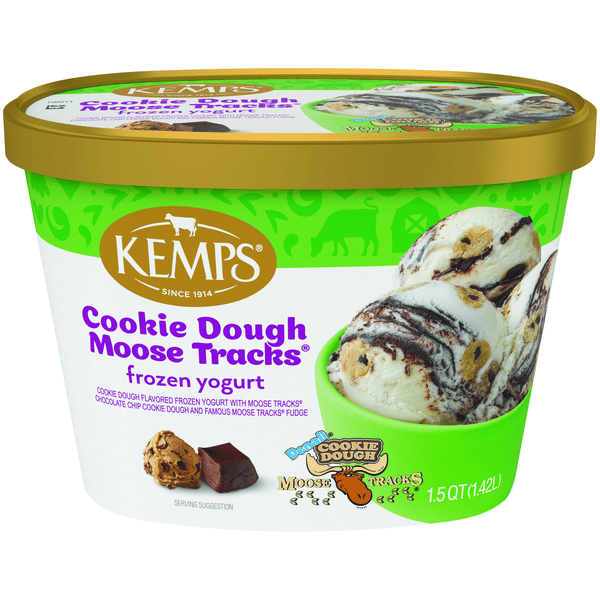 Kemps Cookie Dough Moose Tracks Frozen Yogurt | Hy-Vee Aisles Online ...