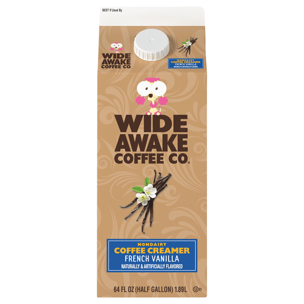 Wide Awake Coffee Co. Nondairy French Vanilla Coffee Creamer 64 fl oz ...