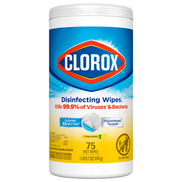 Clorox Disinfecting Wipes Citrus Blend 75CT | Hy-Vee Aisles Online ...