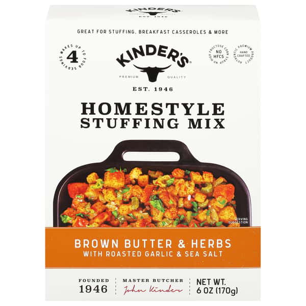 Kinder's Homestyle Brown Butter & Herbs with Roasted Garlic & Sea Salt ...