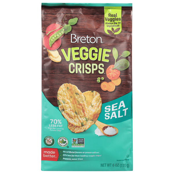 Breton Sea Salt Veggie Crisps | Hy-Vee Aisles Online Grocery Shopping