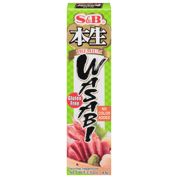 S&B Fresh Grated Wasabi in Tube | Hy-Vee Aisles Online Grocery Shopping