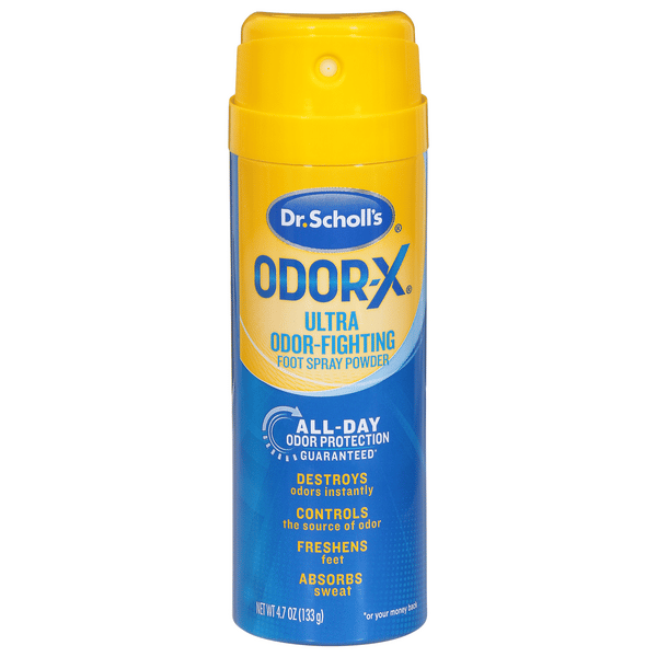 Dr. Scholl's Odor-X Spray Powder, Ultra Odor-Fighting | Hy-Vee Aisles ...