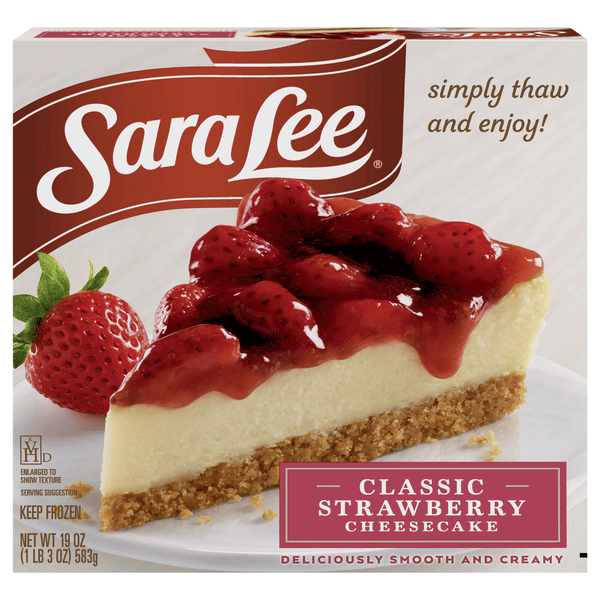 Sara Lee Classic Style Cheesecake Strawberry | Hy-Vee Aisles Online ...