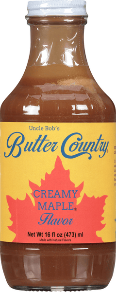 Uncle Bobs Butter Country Creamy Maple Flavor Syrup 16 fl oz | Hy-Vee ...
