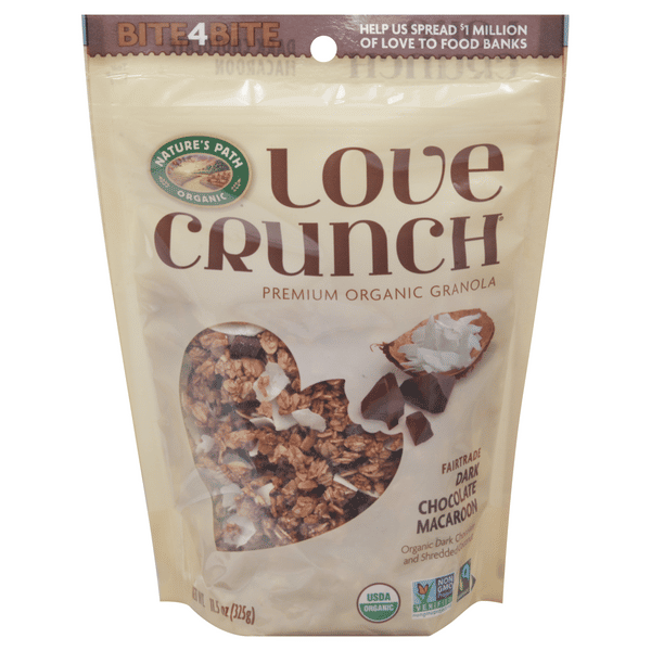 Nature's Path Love Crunch Organic Dark Chocolate & Macaroon Granola ...