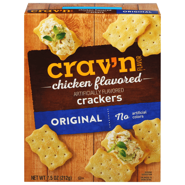 Crav'n Flavor Original Chicken Flavored Crackers | Hy-Vee Aisles Online ...