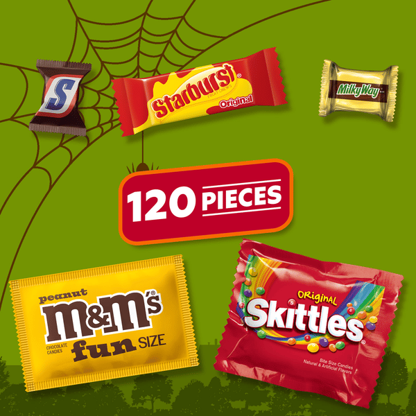 Mars M&M's, Skittles & More Halloween Candy, 120 Ct | Hy-Vee Aisles ...