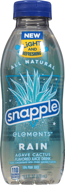 Snapple Elements Rain, Agave Cactus Juice Drink | Hy-Vee Aisles Online ...