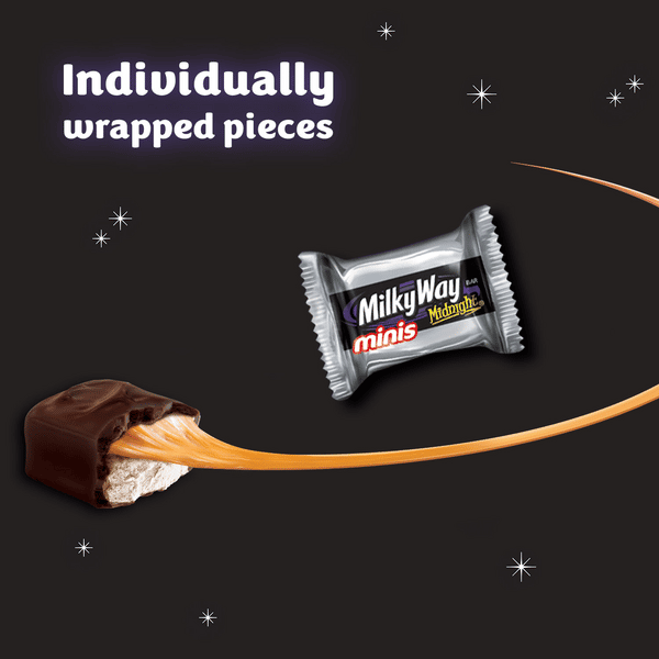 Milky Way Minis Midnight Dark Chocolate Candy Bars | Hy-Vee Aisles ...