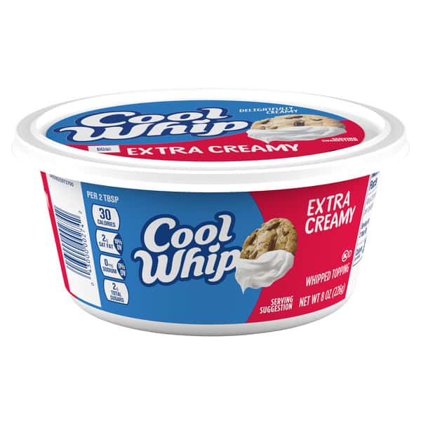 Cool Whip Extra Creamy Whipped Topping, 8 oz Tub | Hy-Vee Aisles Online ...