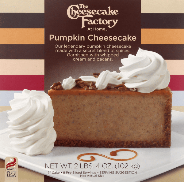 The Cheesecake Factory Pumpkin 7 Inch Cheesecake 1.02 kg | Hy-Vee ...
