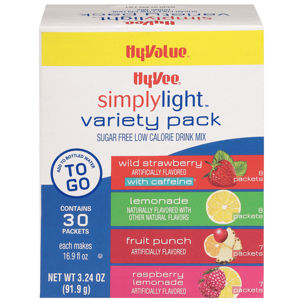 Hy-Vee Simply Light Variety Pack To Go Drink Mix 30Ct | Hy-Vee Aisles ...